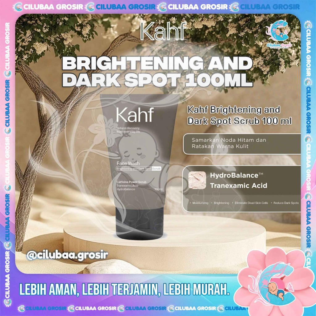Jual KAHF Face Scrub Gentle Exfoliating 100ML | Scrub Sabun Wajah KAHF ...