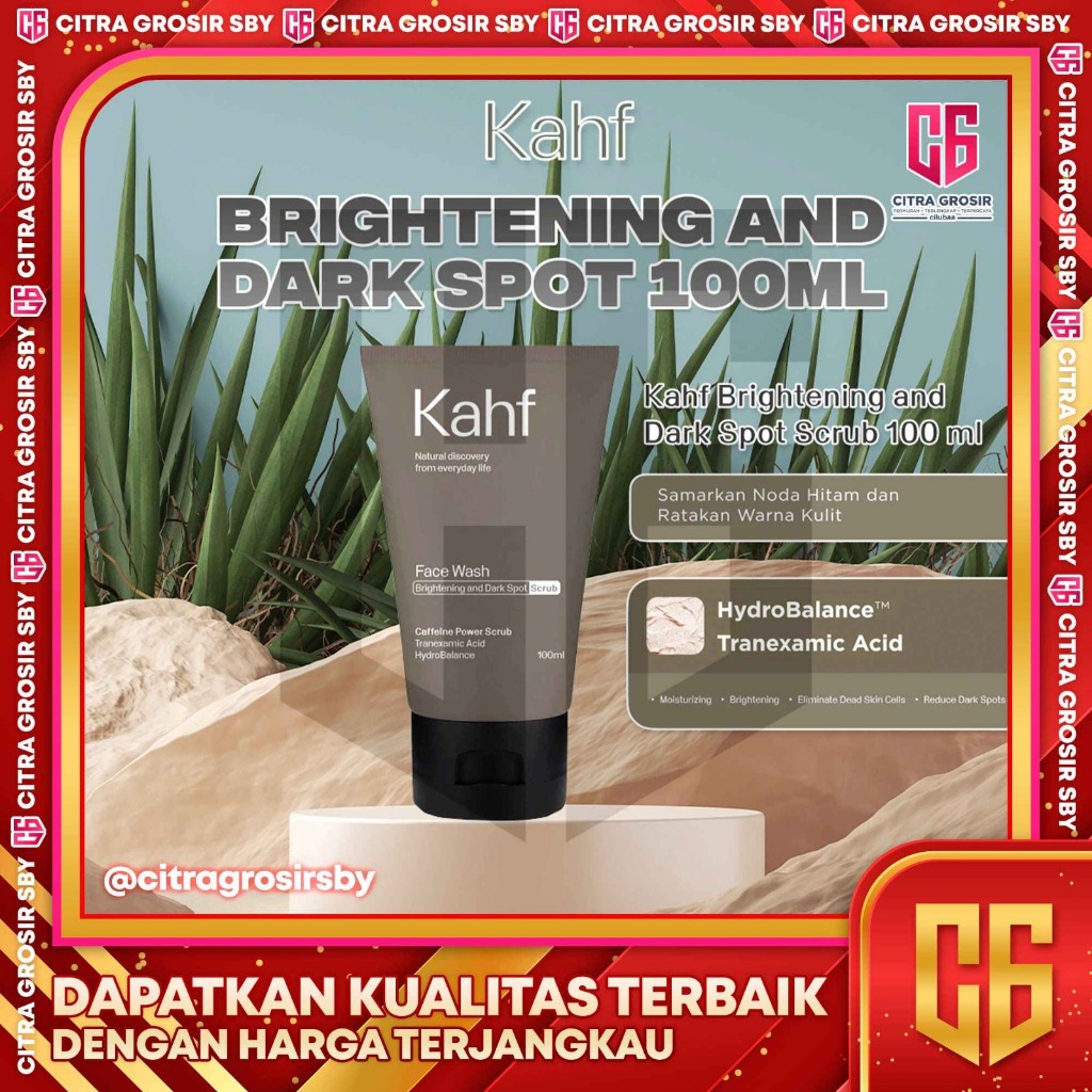 Jual Kahf Gentle Exfoliating Face Scrub 100mL || KAHF Scrub Sabun Wajah ...