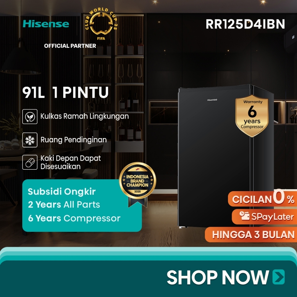 Jual Kulkas Mini Portabel 1 Pintu 100 Liter Hitam Kecil Kantor Kosan ...