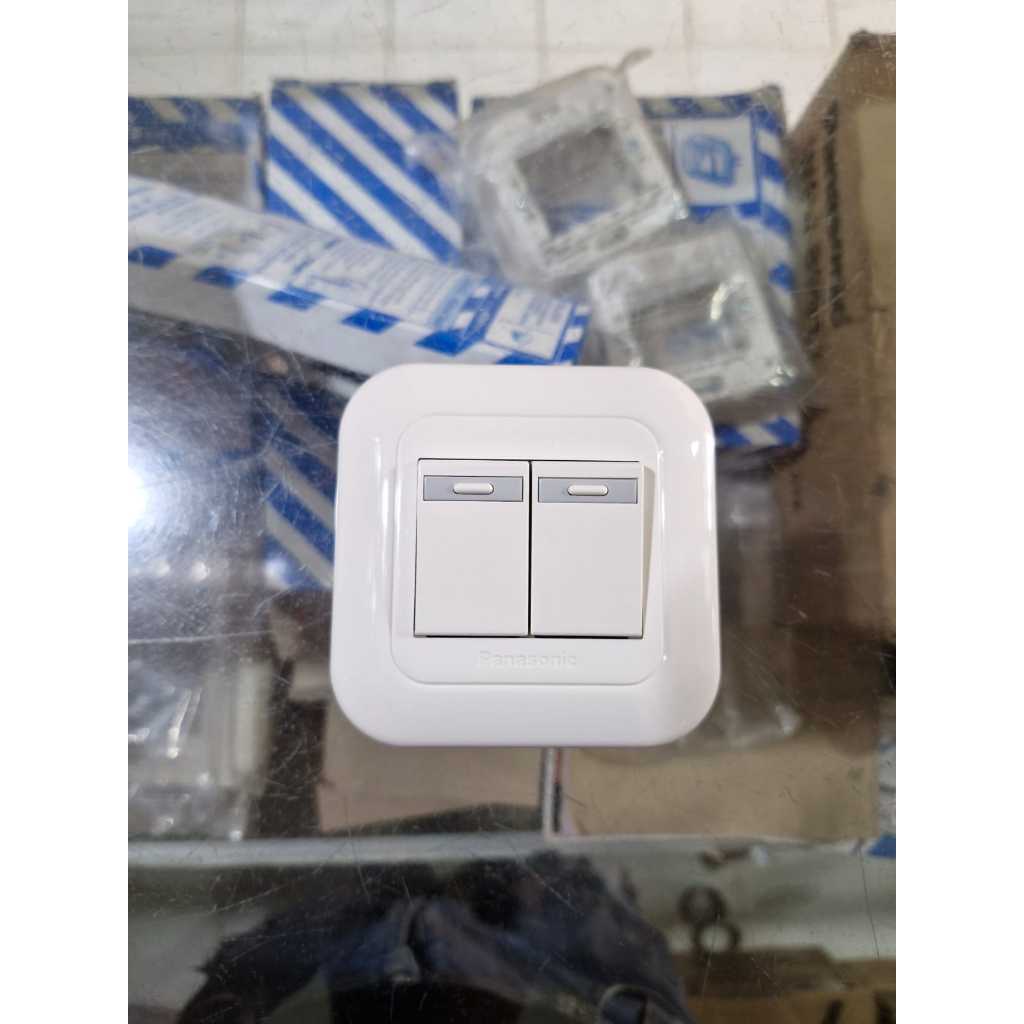 Jual Panasonic Saklar Seri / Panasonic Saklar Double dua cetekan ...