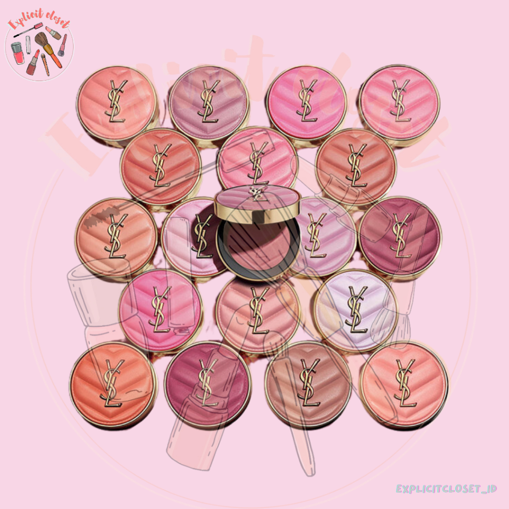 Jual .ec.YSL Make Me Blush Powder - Bold Blurring Blush | Shopee Indonesia