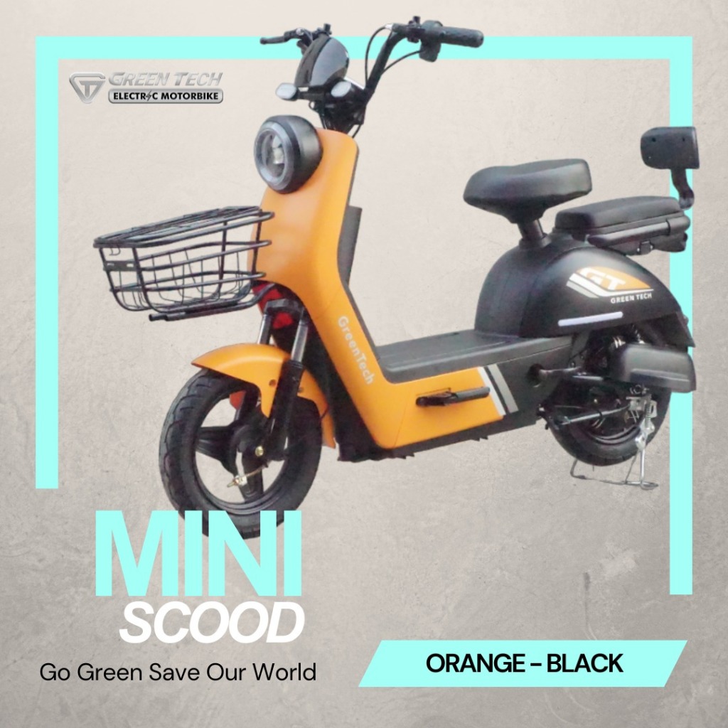 Jual Sepeda Listrik Greentech - GT - MINI SCOOD 350 Watt | Shopee Indonesia
