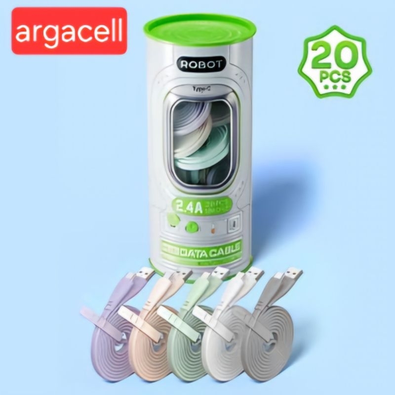 Jual ROBOT USB RAC100S 100cm 2.4a for Type-C (1Toples isi 20Pcs ...