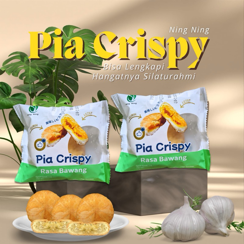 Jual Pia crispy Ning Ning - Cemilan - Kue Kering( isi 6pcs) | Shopee ...