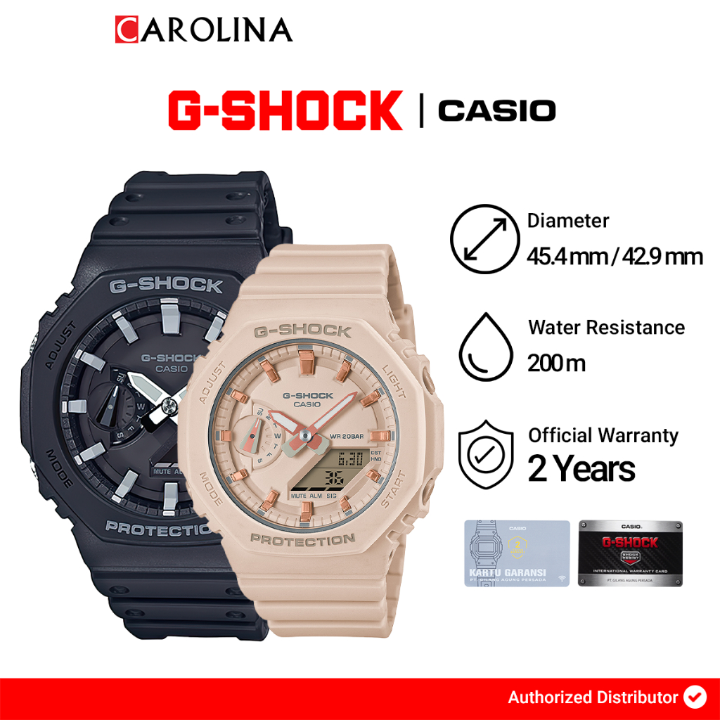 Jual Jam Tangan Couple Casio G-Shock GA-2100-1A/GMA-S2100-4A Digital ...