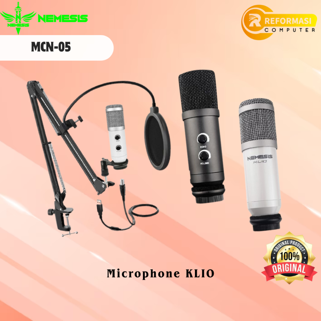 Jual NYK NEMESIS Microphone NYK NEMESIS MCN-05 KLIO | Shopee Indonesia