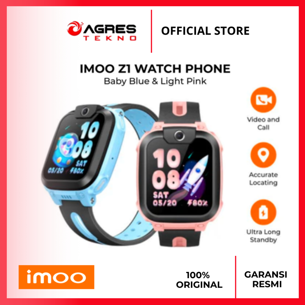 Jual IMOO Smartwatch Watchphone Z1 WATERPROOF HD Camera Jam Tangan Anak ...