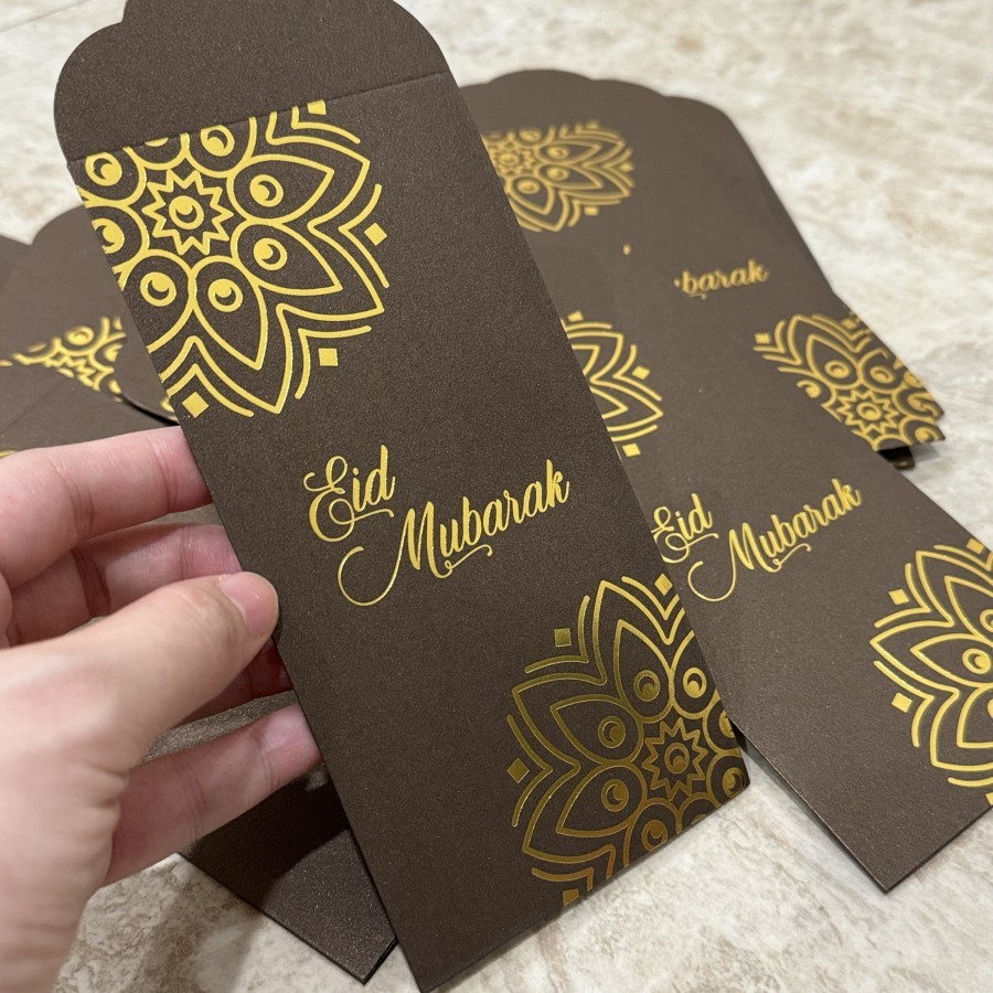 Jual ANGPAO AMPLOP EMAS EMBOSS LEBARAN THR IDUL FITRI EID MUBARAK ...