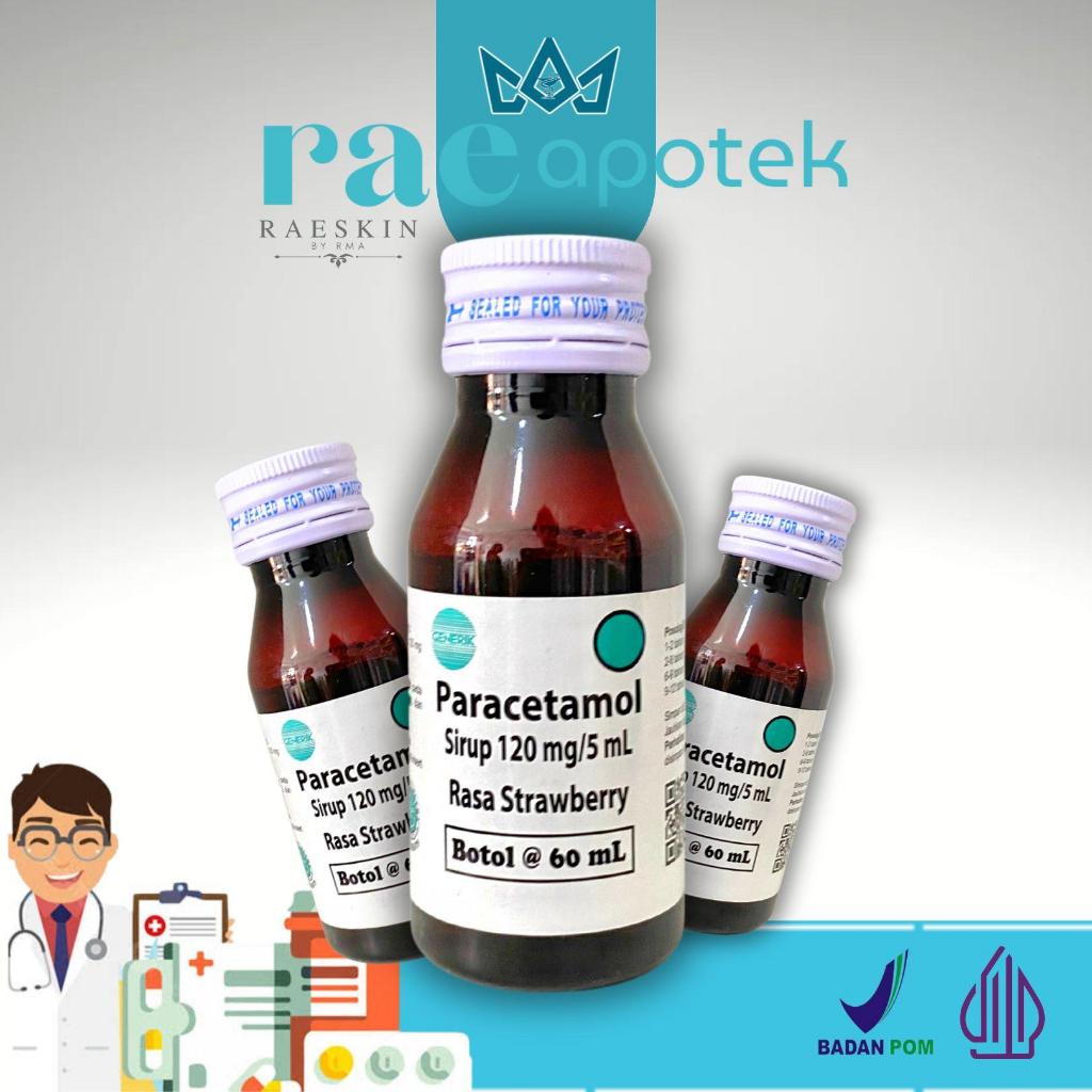 Jual Paracetamol Mersi 120 Mg/5 Ml Rasa Strawberry Syrup 60 Ml | Shopee ...