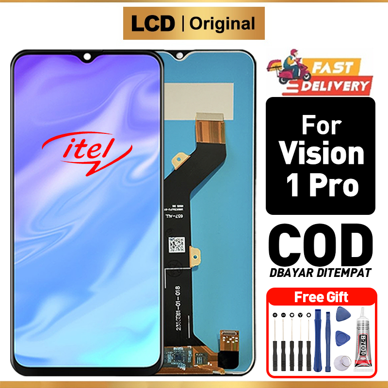 Jual LCD Itel vision 1 pro Original Touchscreen Fullset Asli Compatible ...