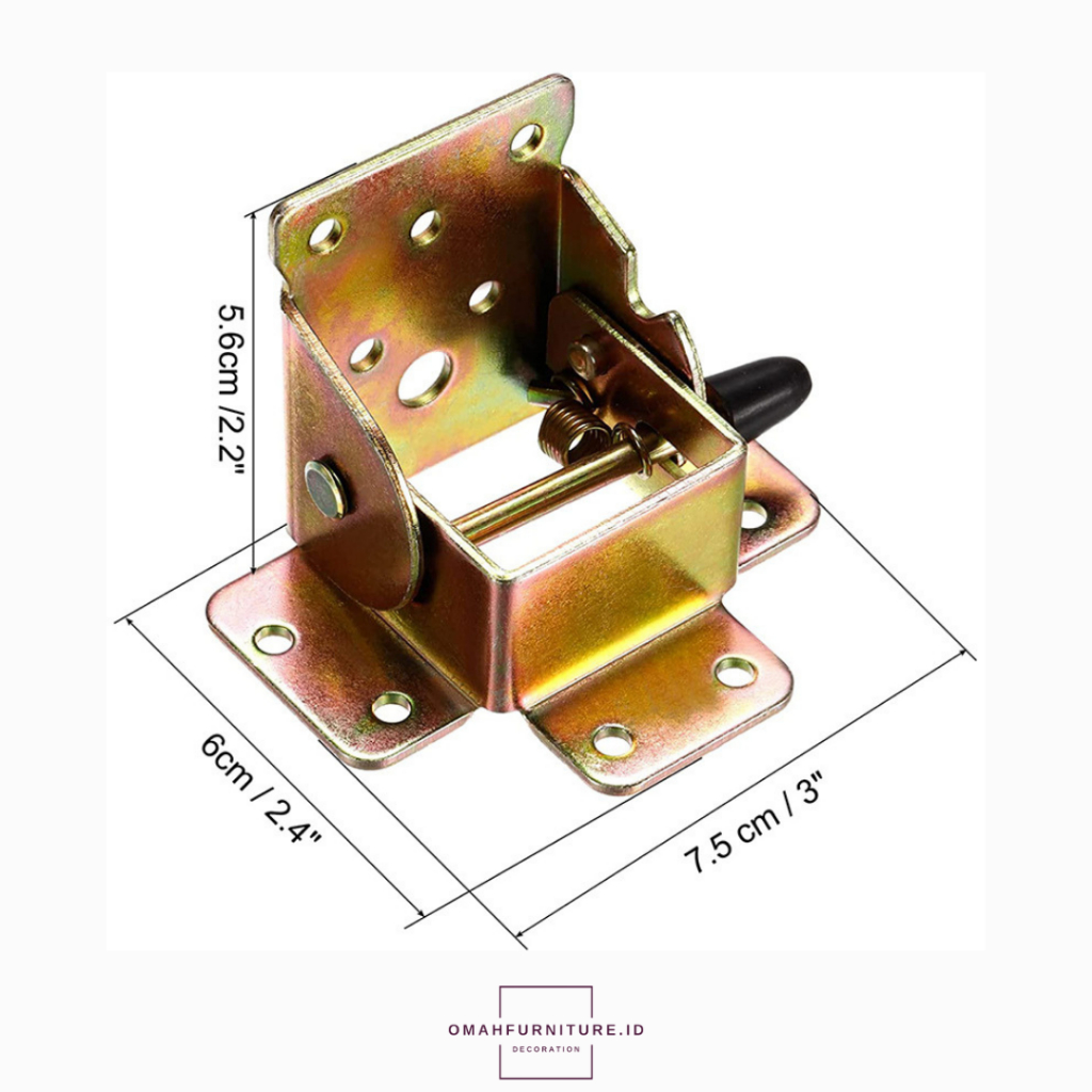 Jual Omahfurniture.id Bracket Engsel Siku Kaki Meja Lipat Bisa Dibuka ...