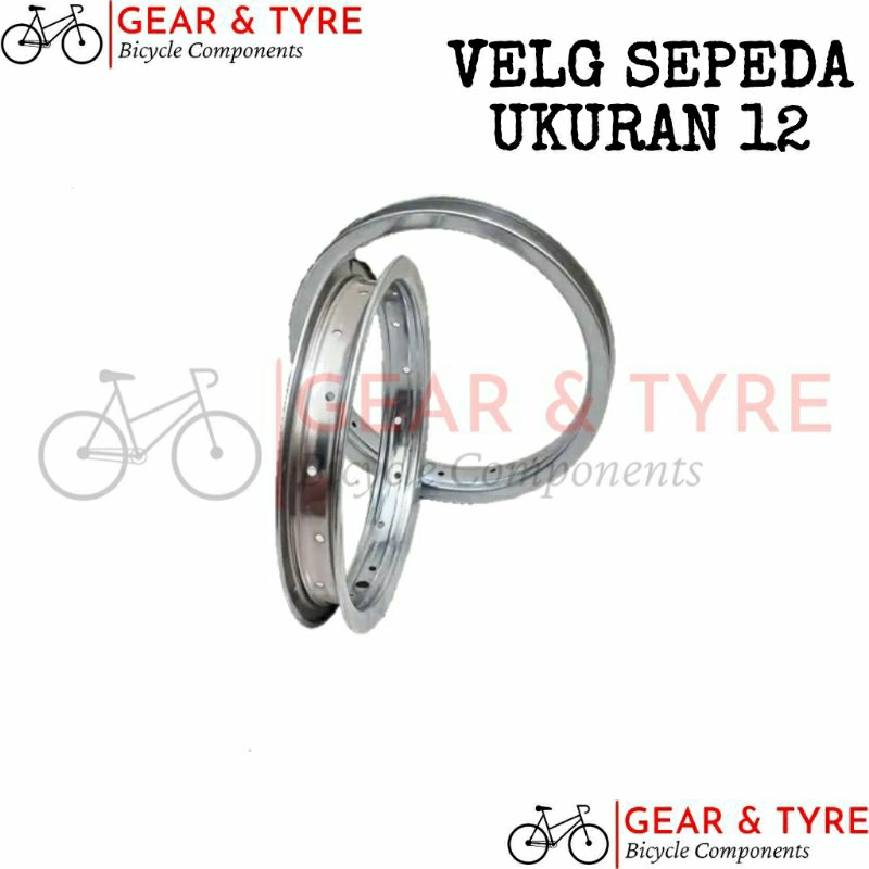 Jual Velg Sepeda 12 Inch / Peleg Sepeda Ukuran 12 / Velg Sepeda Anak ...