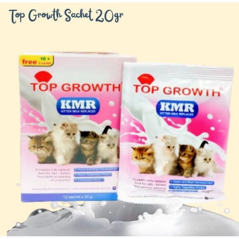 Jual Top growth susu kucing 20gr | Shopee Indonesia
