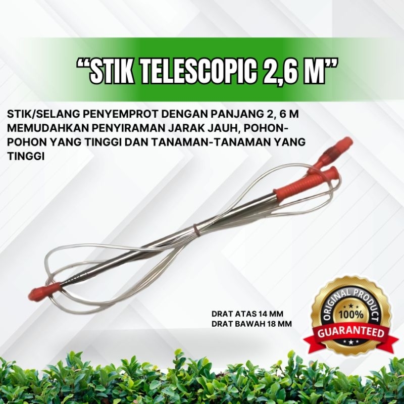 Jual STIK TELESCOPIC 2,6M SPRAYER ELEKTRIK (stik telescopic 260 cm ...