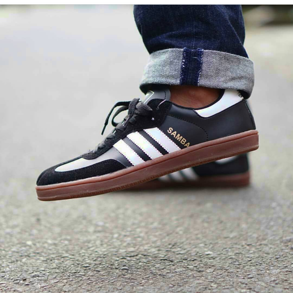 Jual Sneakers Sepatu Sneakers Casual Adidas Samba OG White Black ...