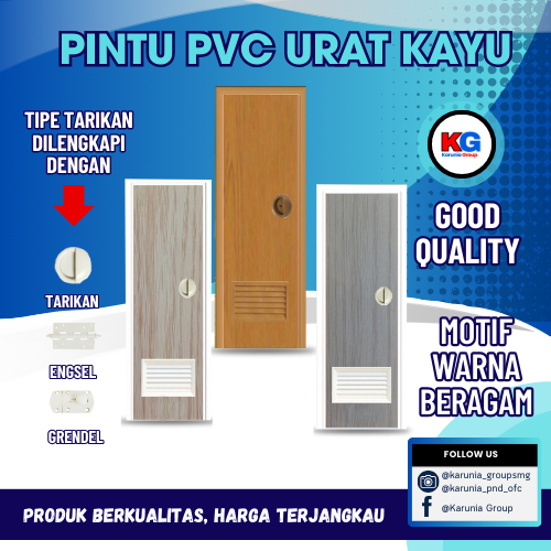 Jual Pintu PVC Urat Kayu – Kuat, Kokoh, dan Berkualitas Tinggi ...