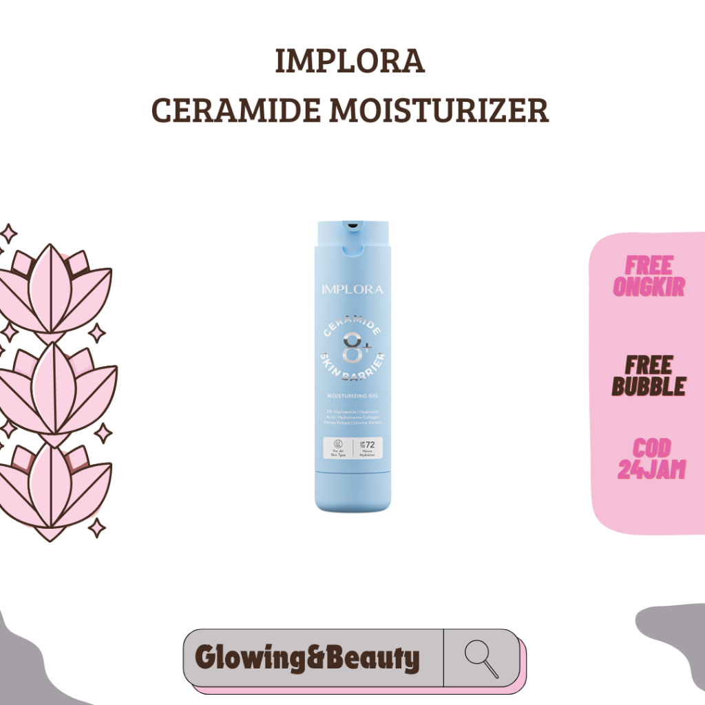 Jual IMPLORA 8+ CERAMIDE SKIN BARRIER MOISTURIZING GEL | Shopee Indonesia
