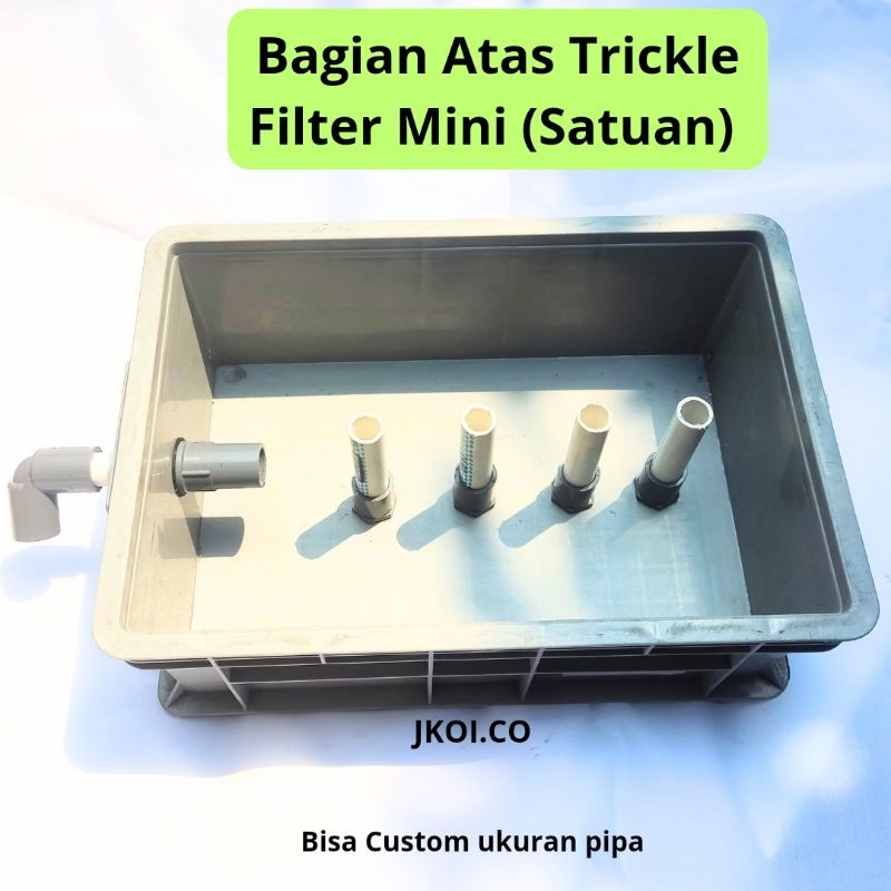 Jual TRICKLE FILTER MINI Box Bagian Atas Satuan Filter kolam ikan ...