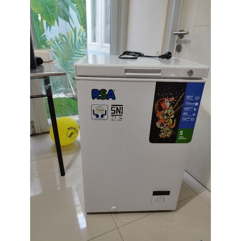 Jual RSA Chest Freezer CF 110 Box 96L lemari pembeku 96Liter (PRELOVED ...