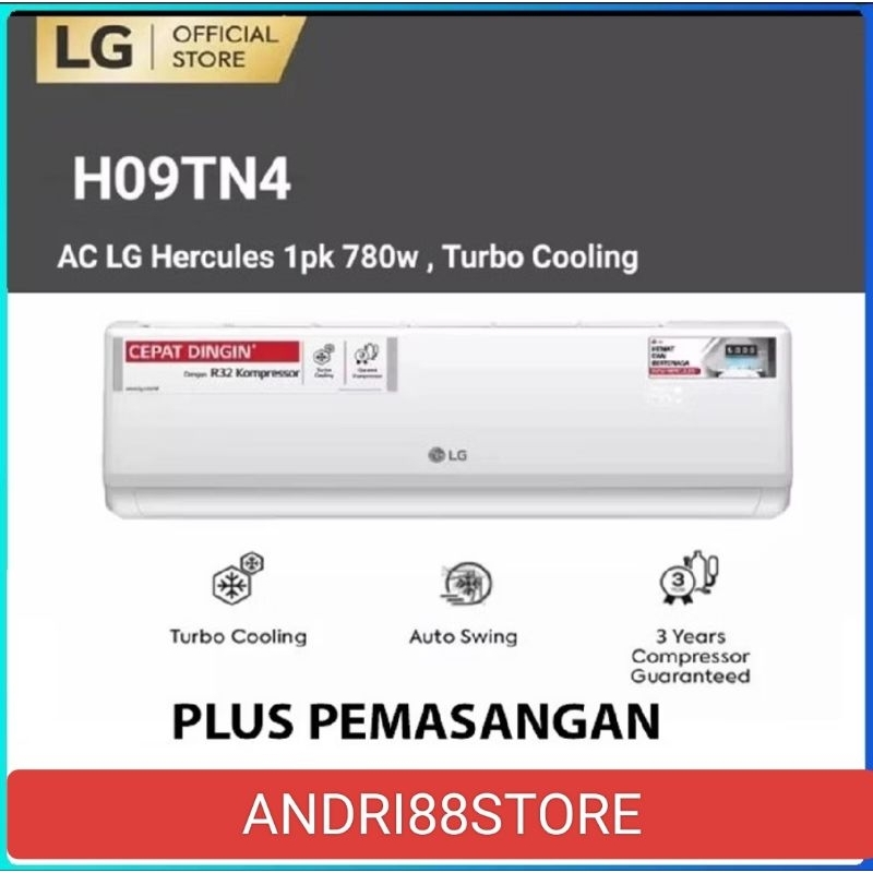 Jual AC LG 1 PK H09TN4 + PASANG | Shopee Indonesia