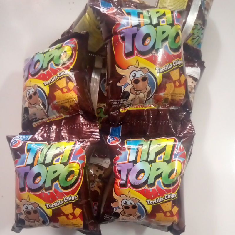 Jual TIPI TOPO Snack Tortilla Chips Isi 10 X 6gram Ciki Tipitopo ...