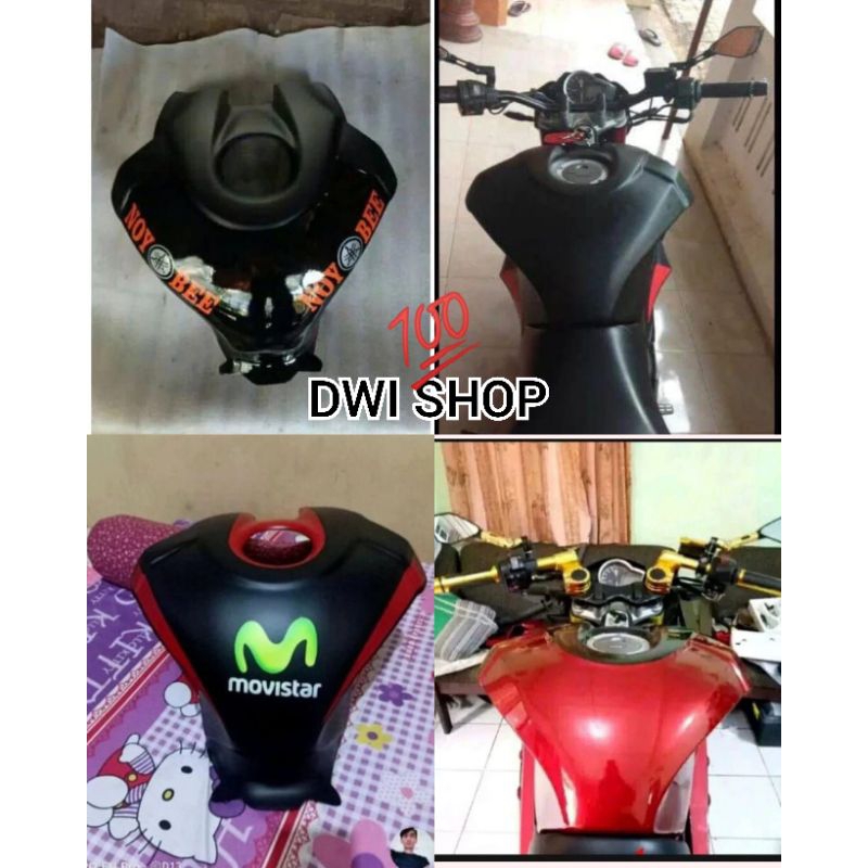 Jual Cover tangki Yamaha fz150i V3 v4 Custom model BMW | Shopee Indonesia