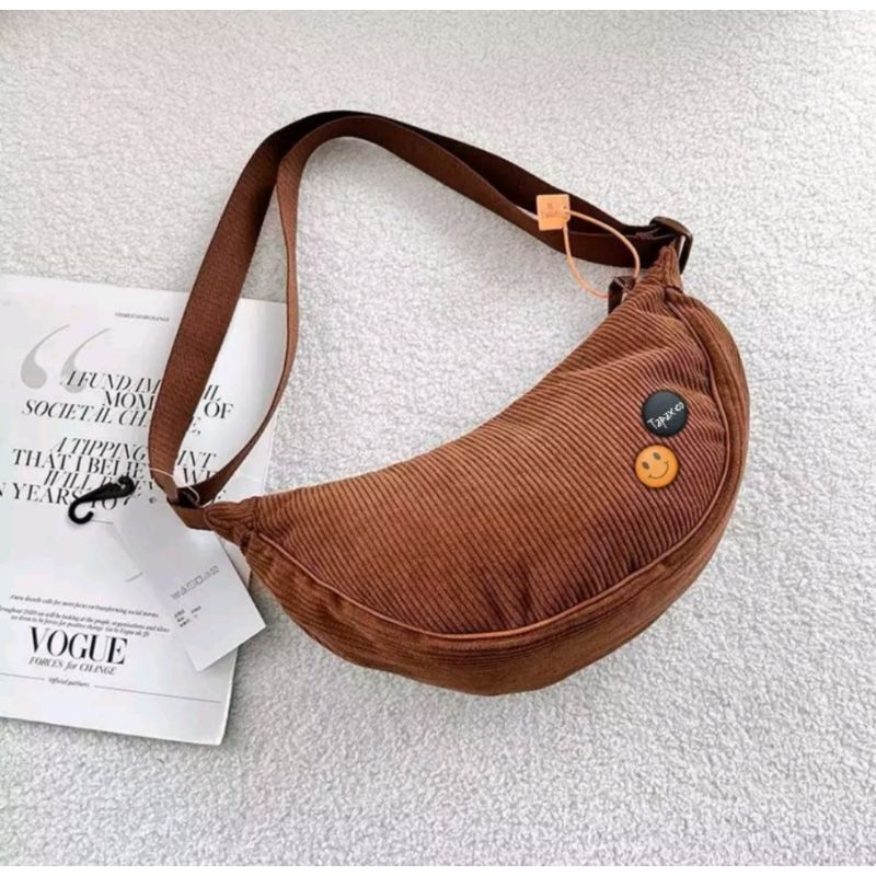 Jual TAS SELEMPANG CORDUROY TAS SELEMPANG SLINGBAG WANITA | Shopee ...