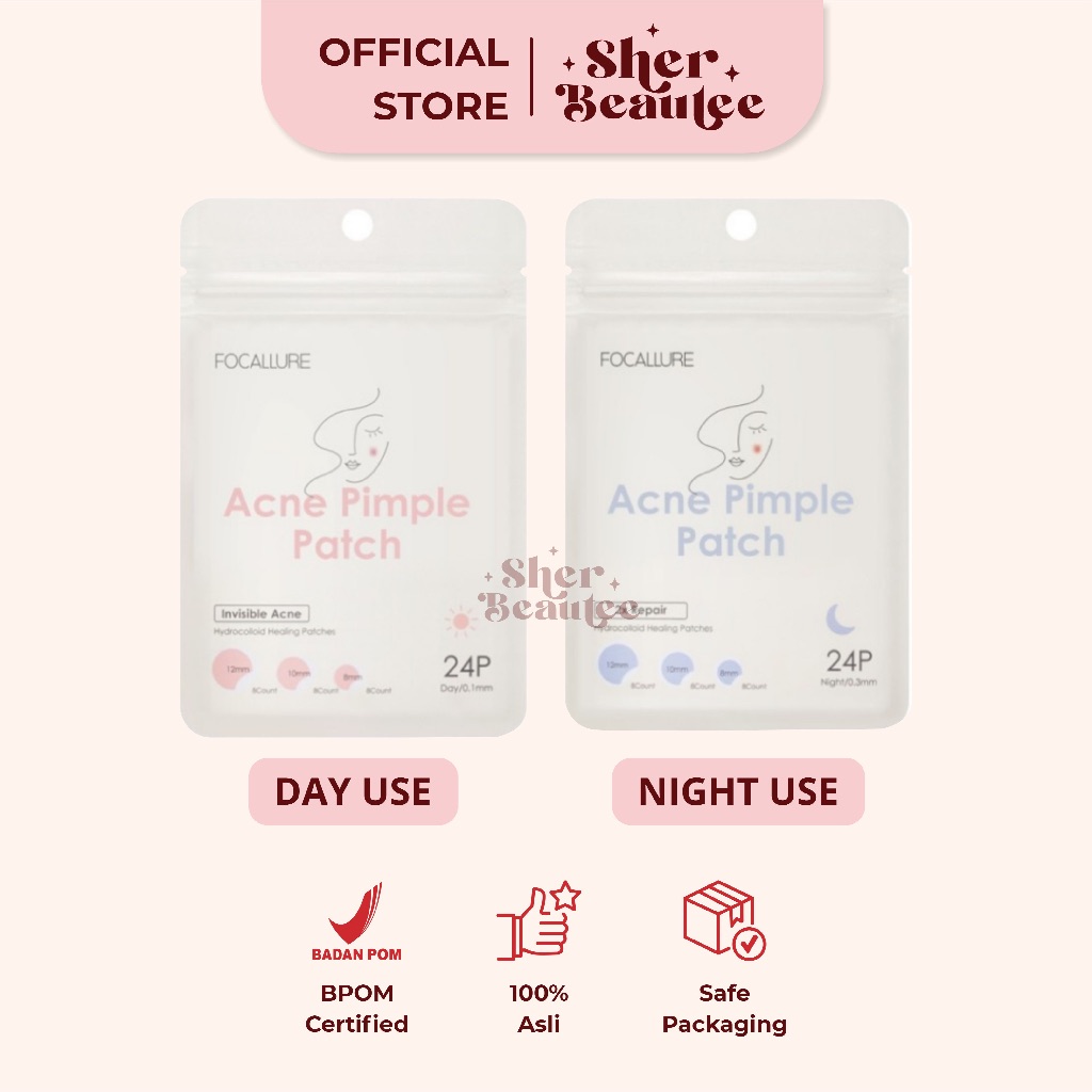 Jual Focallure Acne Pimple Patch Treatment Day | Night | Shopee Indonesia
