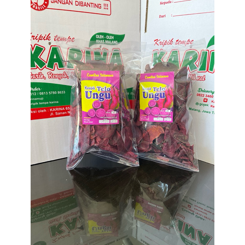 Jual KERIPIK KETELA / KERIPIK UBI UNGU / UBI MADU / OLEH-OLEH KHAS ...