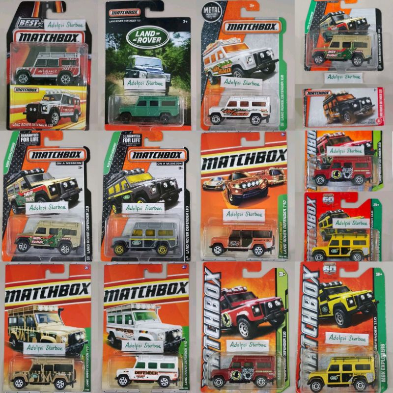 Jual matchbox land rover defender 110 mbx explorers mbx swamp tours ...