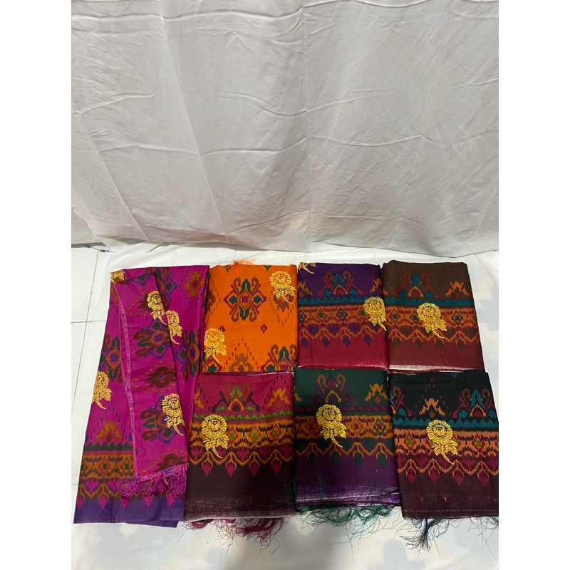 Jual KAMEN KATUN ENDEK PRINT SET SELENDANG | Shopee Indonesia