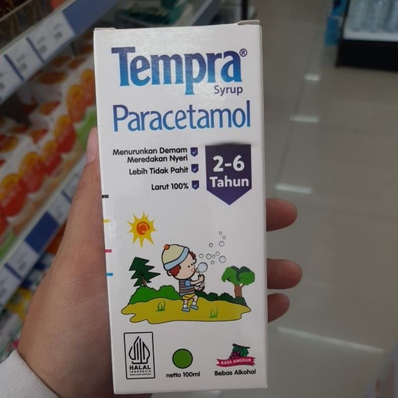 Jual TEMPRA SYRUP 100 ML (Exp date Maret 2026) | Shopee Indonesia