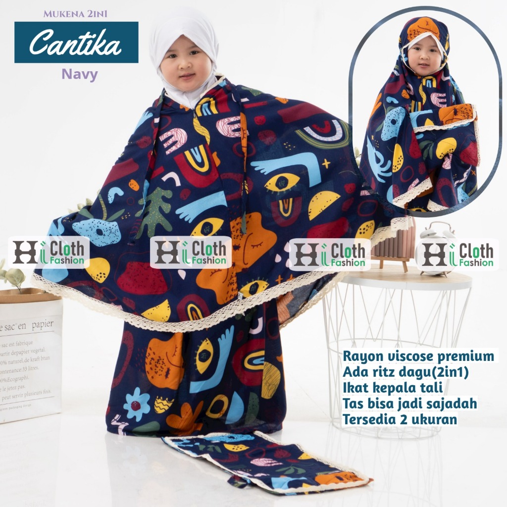 Jual Mukena 2in1 Anak Mukena resleting Mukena Premium Anak TK dan SD ...