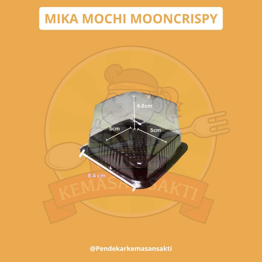 Jual [50 PCS] Mika Mochi Mooncake Crispy | Pancake Durian | Mini Puding ...