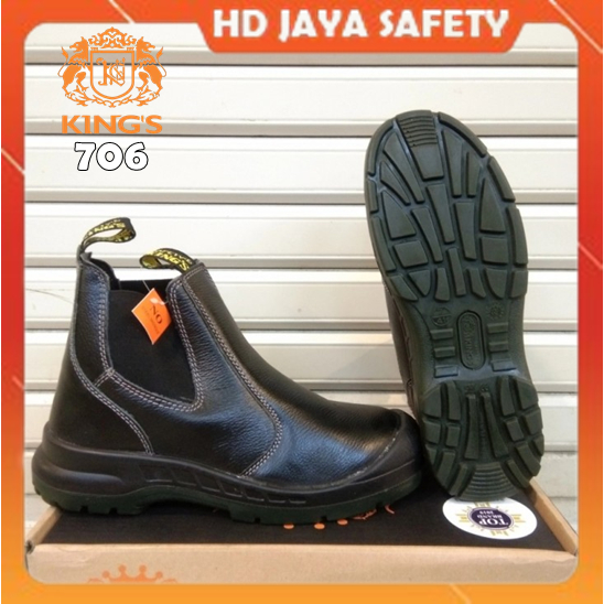 Jual Sepatu Safety King 706X Berkualitas - Safety Shoes Kings 706Hitam ...