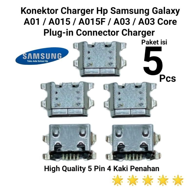 Jual Konektor Cas Charger Hv Samsung Galaxy A01 A015 A015F A03 A03 Core ...