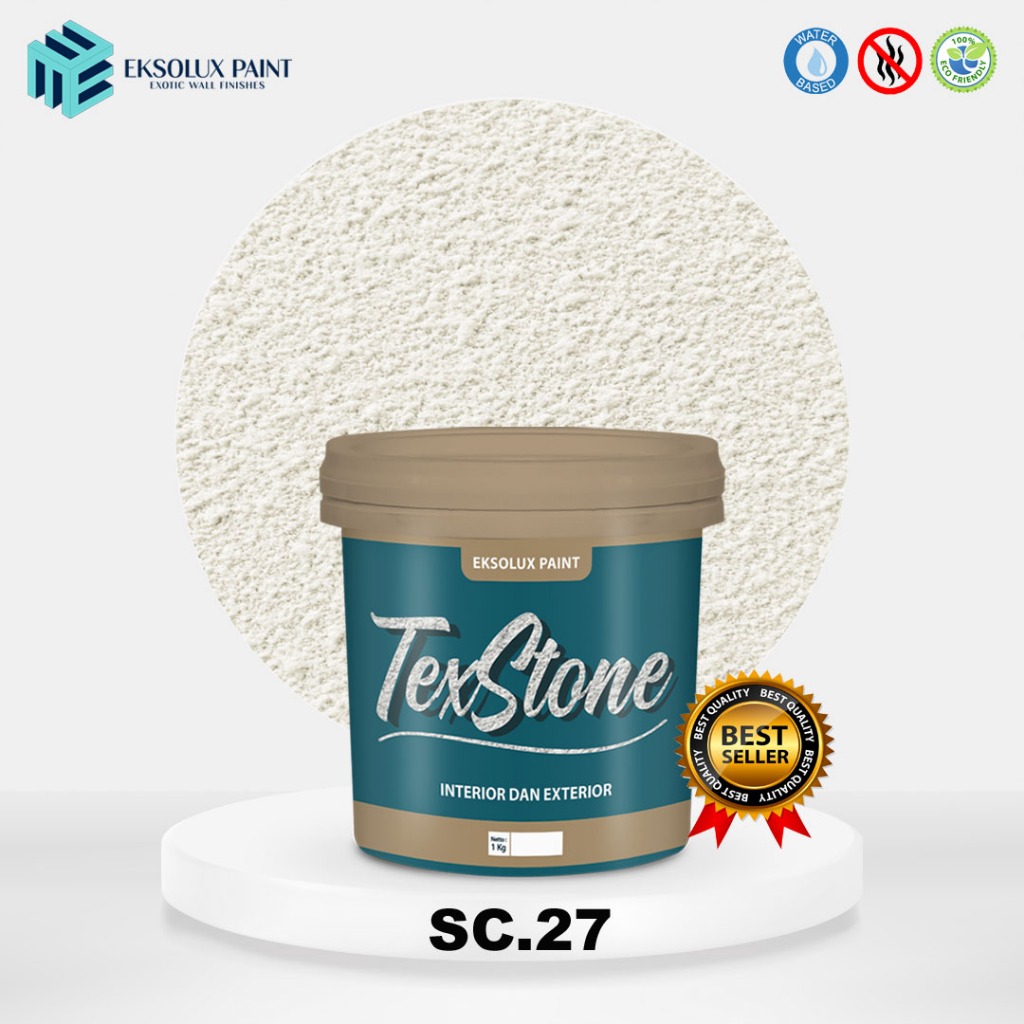 Jual Cat Tekstur Pasir Kamprot Ukuran 1 Kg TEXSTONE - Cat Tembok ...