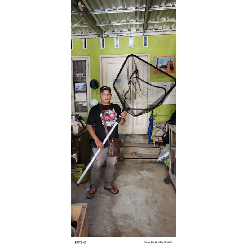 Jual serok ikan besar serok koi kotak 80 serok premium serok almunium ...