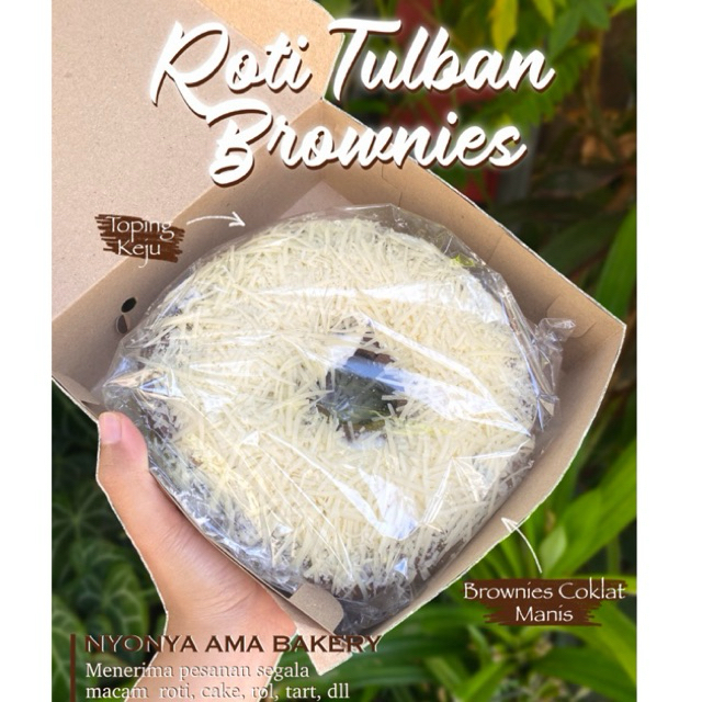 Jual Roti Brownies Tulban Toping Keju 17cm | Roti Brownies | Nyonya Ama ...