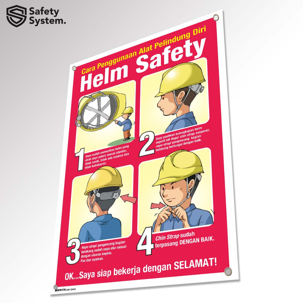 Jual Spanduk Banner K3 Keselamatan Kerja Cara Penggunaan Alat Pelindung ...