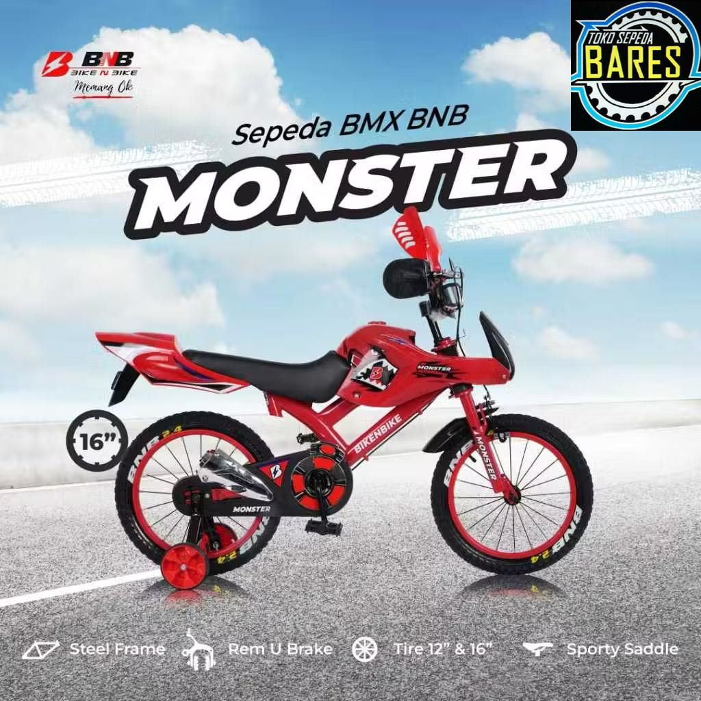 Jual Sepeda BMX Eco Trail Anak 12 / 16 Clarion / BNB Monster / Furious ...