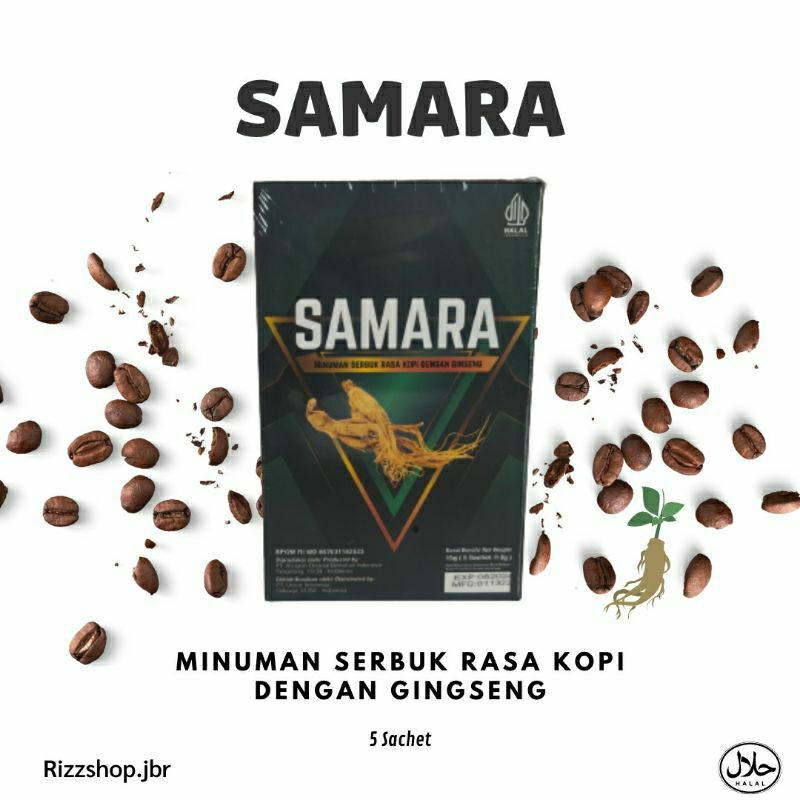 Jual SAMARA Kopi Tempur 5 Sachet / SLB Coffee Kopi Penambah Stamina ...