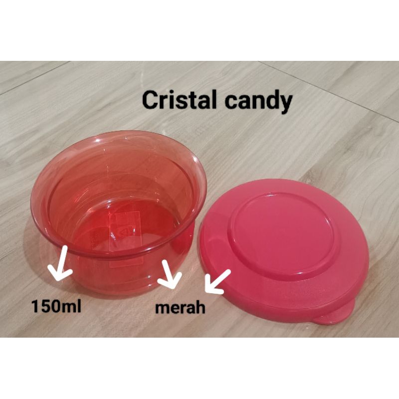Jual ORIGINAL TUPPERWARE CLEAR BOWL 180ML/ BOWL CANDY KRISTAL 150ML ...
