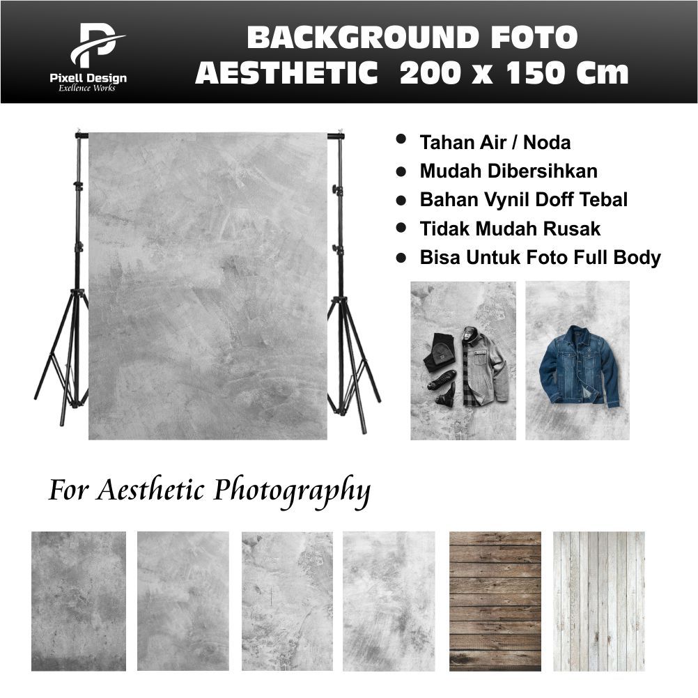 Jual Background Foto 150 x 200 Aesthetic / Alas Foto Abstrak / Backdrop ...