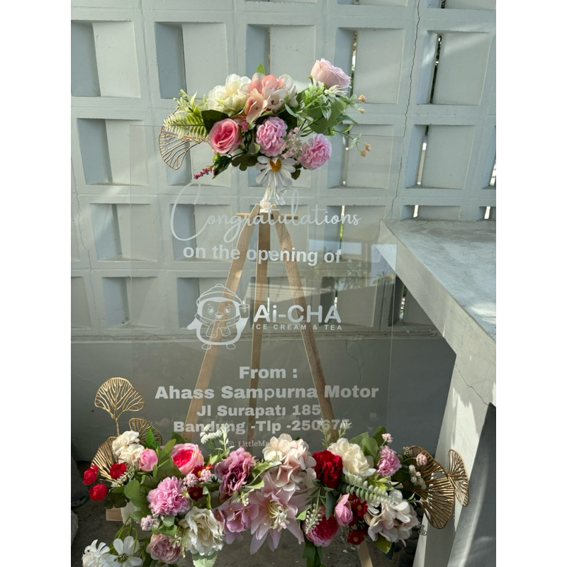 Jual Standing flower akrilik, Congratulations akrilik standing | Shopee ...