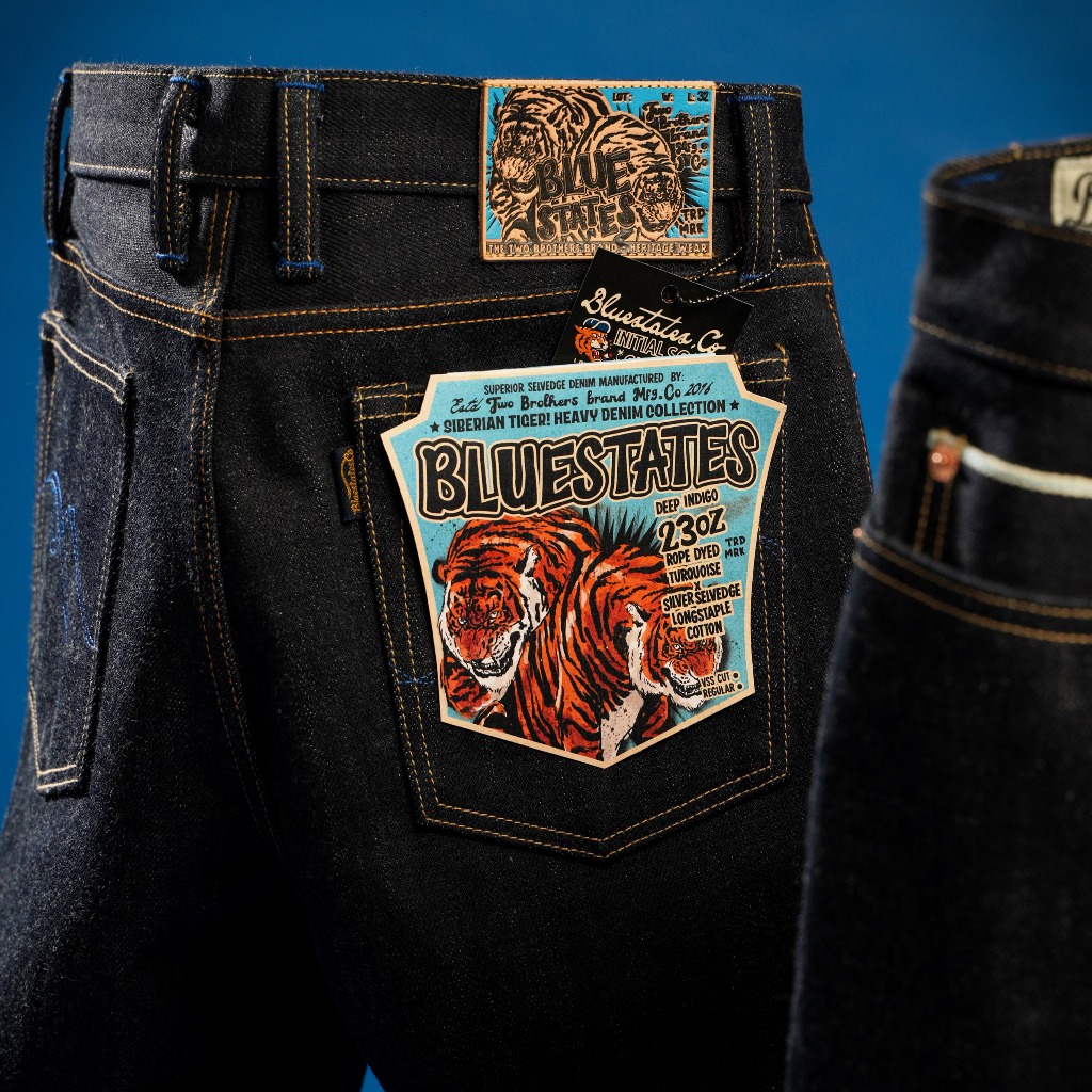 Jual Heavyweight Raw Selvedge Denim Pants - 23 oz Siberian Tiger ...