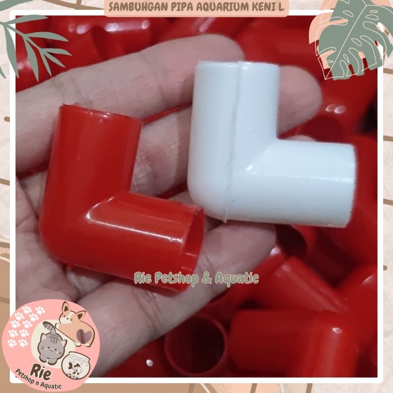 Jual Sambungan Pipa Aquarium Keni T L I Merah Putih Hitam Bening / Sok ...