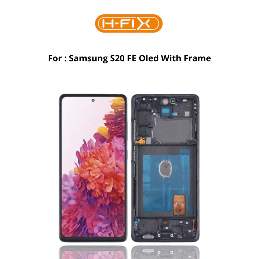 Jual HFIX - Lcd Samsung S20 FE Oled Fullset Touchsreen With Frame ...