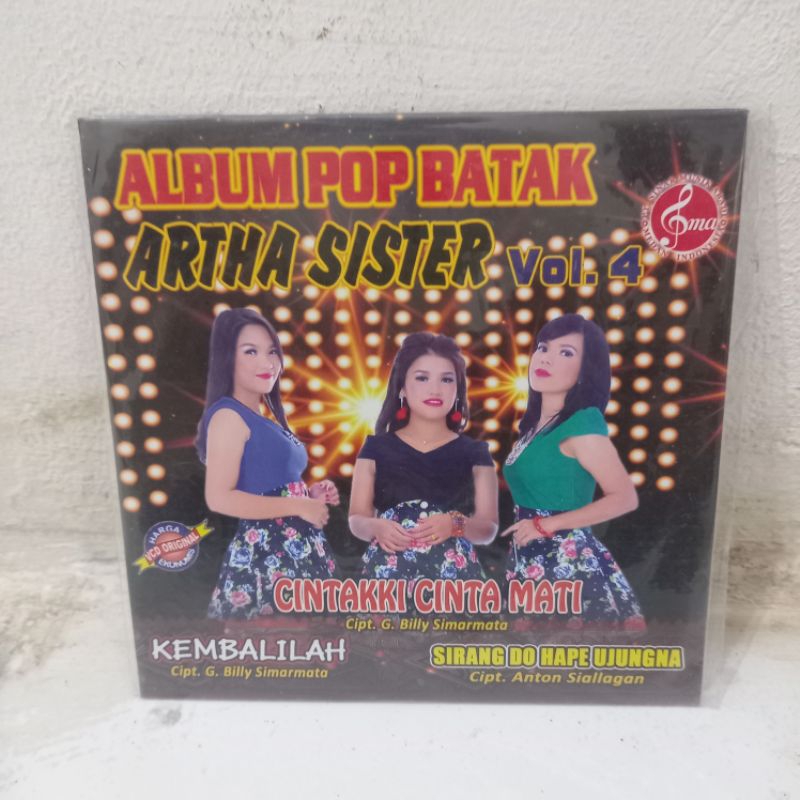Jual VCD Original Asli Album Pop Batak ARTHA SISTER VOL 4 . | Shopee Indonesia