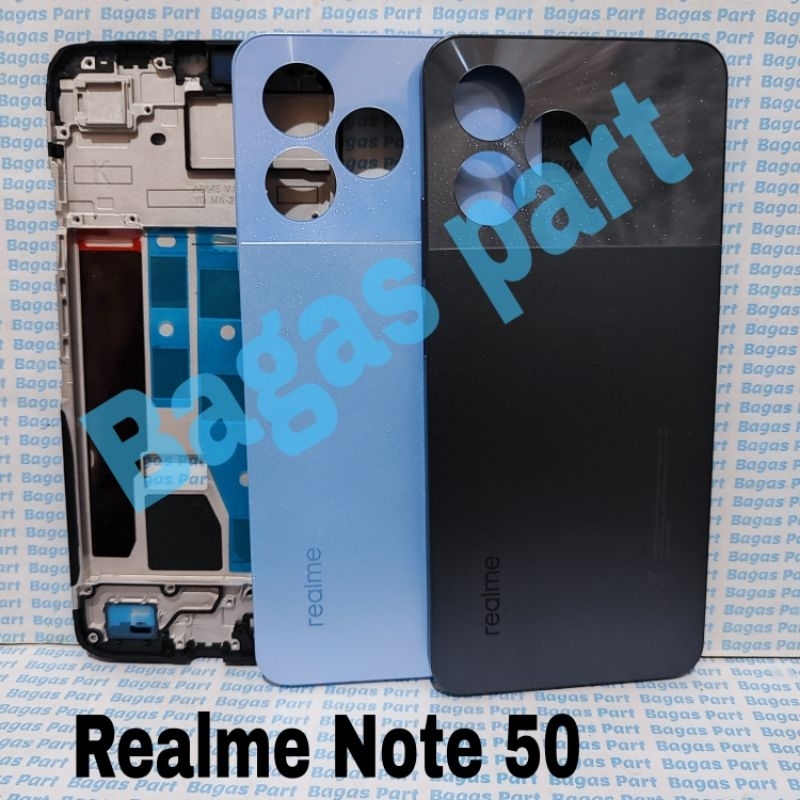 Jual Casing Fullset Realme Note 50 Backdoor + Frame Tatakan Lcd ...